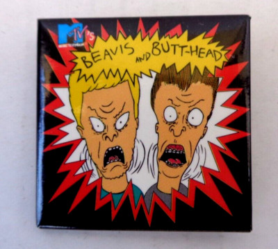 1993 Beavis And Butthead Scream Pin Button MTV Mike Judge | eBay