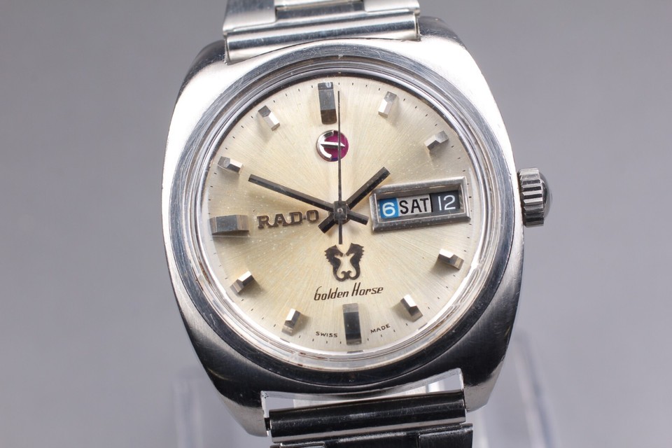 [Overhauled] 1970's RADO Golden Horse 11816 Automatic Day-Date Men's ...