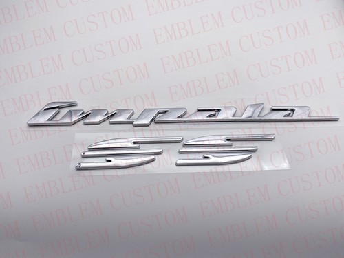 1x Impala SS Chrome Quarter Panel Emblems 3D Badges 94-96 Chrome | eBay
