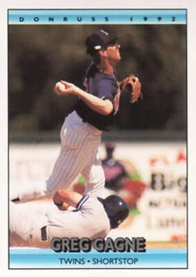#204 Greg Gagne - Minnesota Twins - 1992 Donruss Baseball | eBay