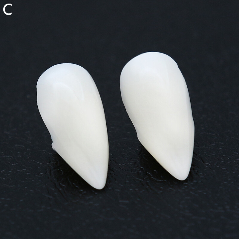 Halloween Vampire Teeth Fangs Dentures Cosplay Makeup Props Costume ...
