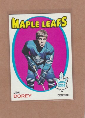 1971-72 TOPPS HOCKEY JIM DOREY #57 MAPLE LEAFS EX/EXMT *A19021 | eBay