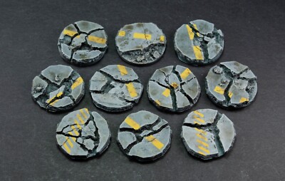 28mm x 10 Road Bases Warhammer 40k AOS Kill Team Resin Unpainted | eBay