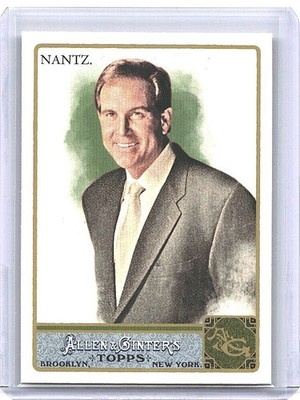 2011 Allen & Ginter Jim Nantz #187 CBS Broadcaster FAST SHIP | eBay