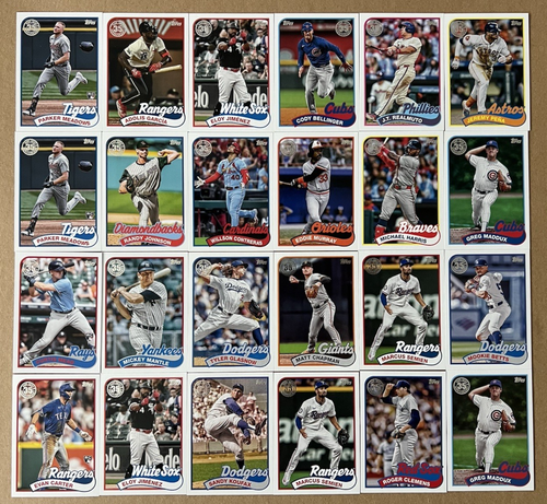 2024 Topps Series 1 / Series 2 - 1989 Topps 35th Anniversary 24 Card ...