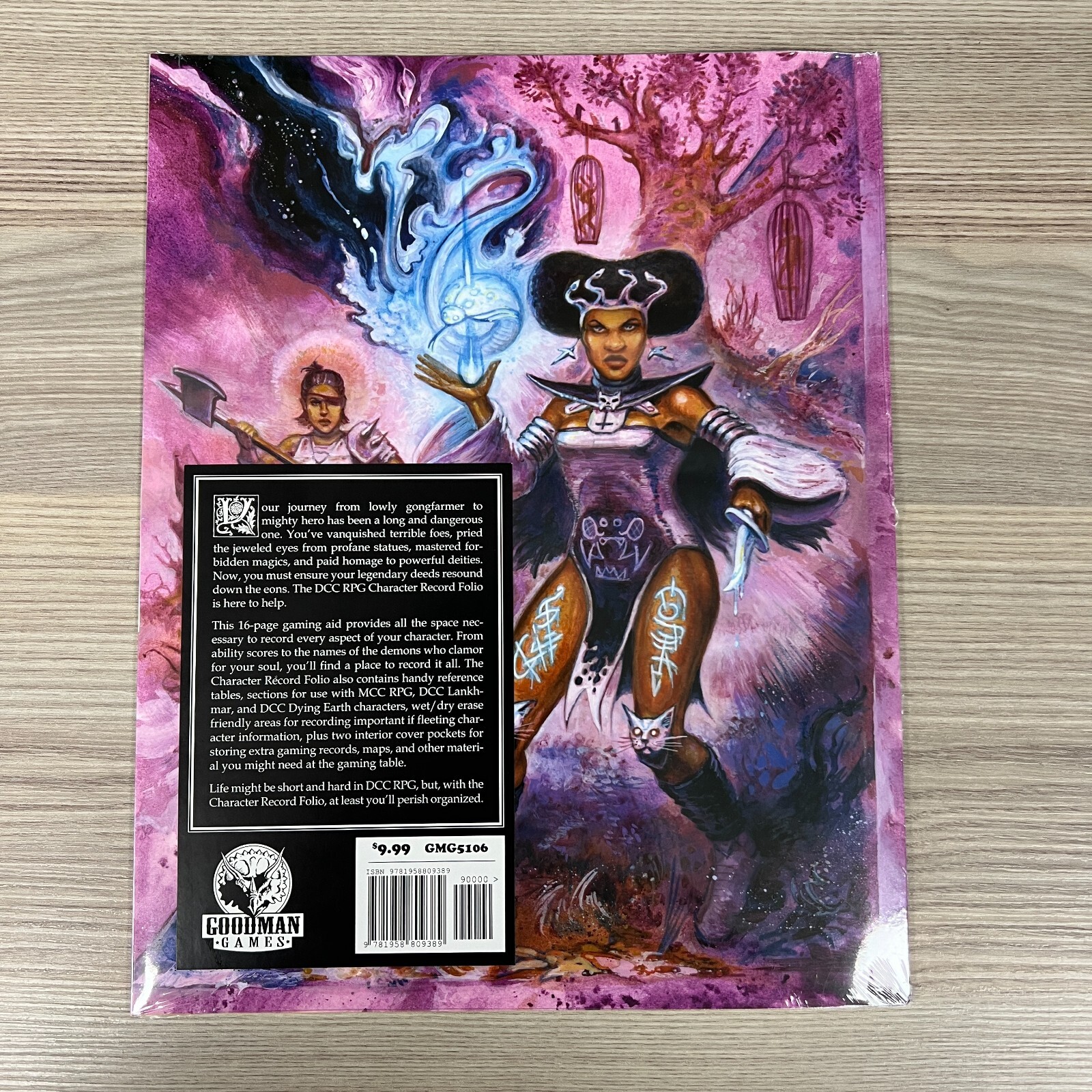 DUNGEON CRAWL CLASSICS DCC RPG CHARACTER RECORD FOLIO ROLEPLAY GOODMAN ...