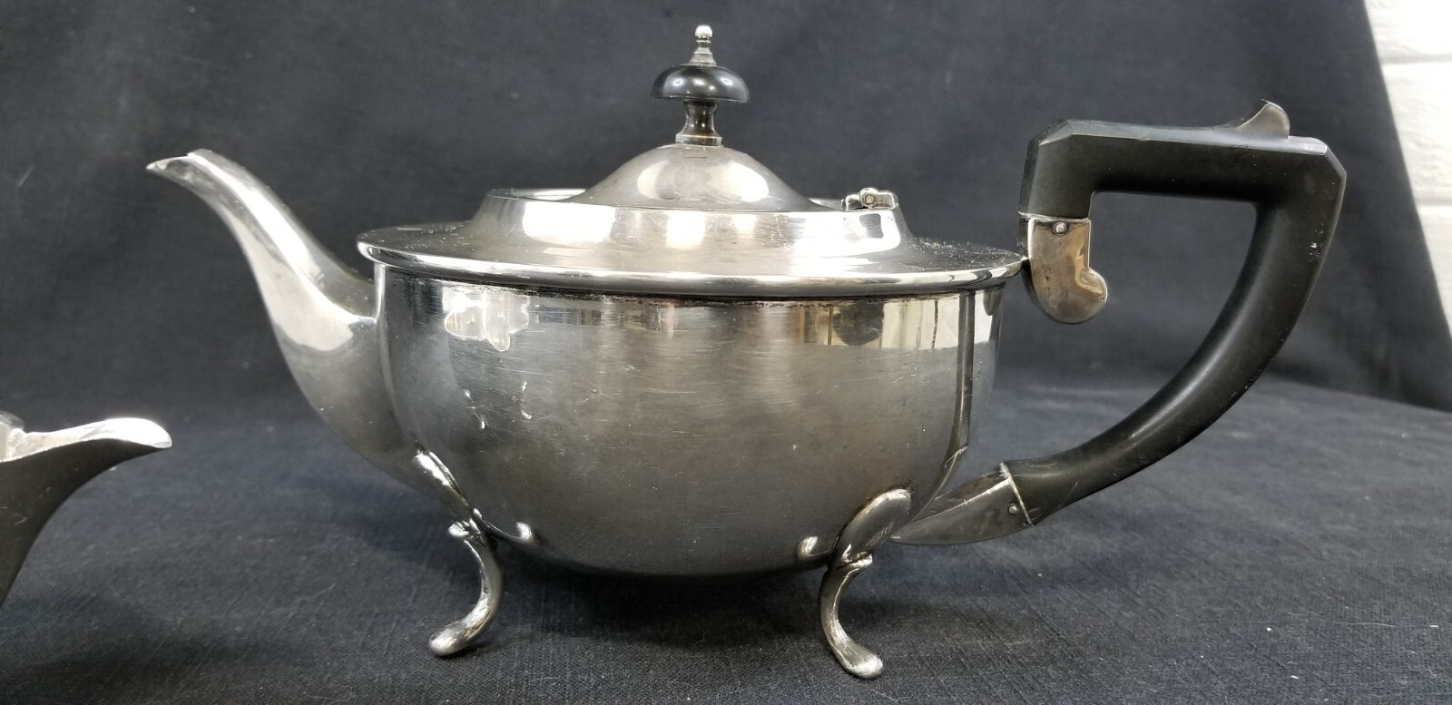 Vintage Silver Teapot & Creamer EPNS Stamped Made in England Guaranteed ...