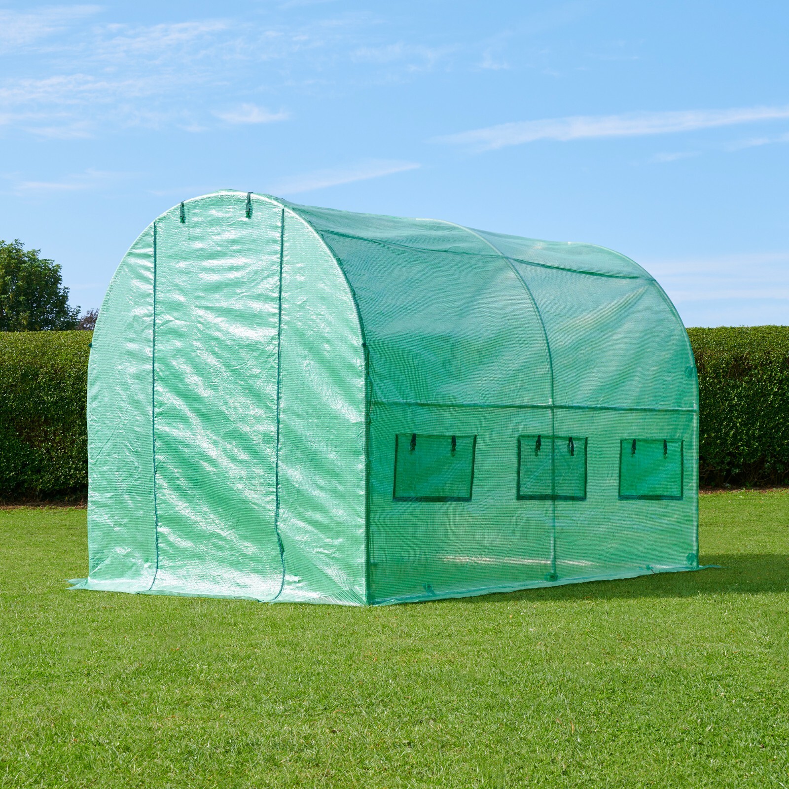 Replacement Cover Only For Polytunnel Greenhouse 3m 4m 6m Heavy Duty | eBay