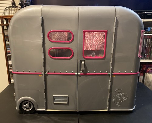 OUR GENERATION OG Girl RV CAMPER VAN TRAILER (Fits 18" AMERICAN Girl ...