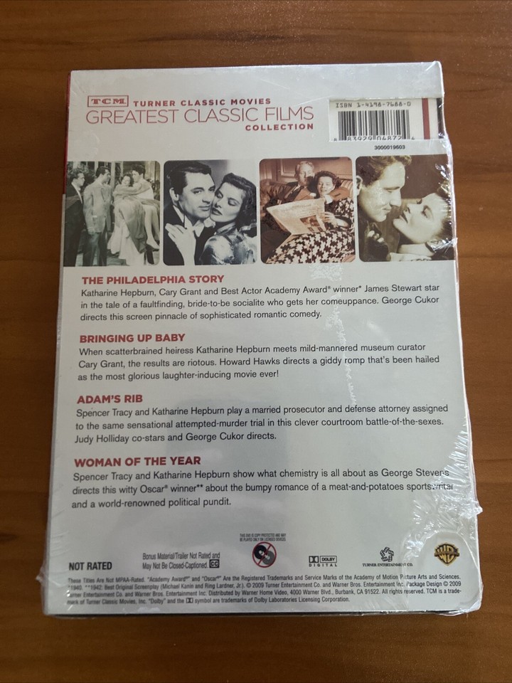 TCM Greatest Classic Films - Romantic Comedy 4 Films (DVD, 2009, 2-Disc ...