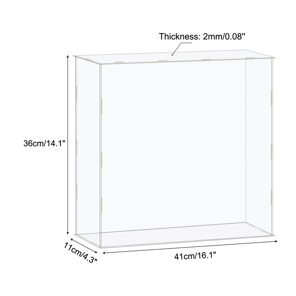 Vitrine Box Acryl Box Durchsichtig Staubdicht Schutz für Sammlungen ...