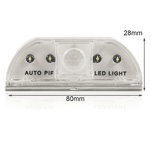 Auto Pir Door Keyhole Motion Sensor Detector Led Light Lamp For Kitchen ...