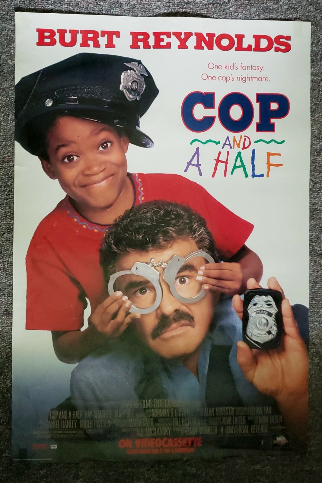 Cop and a Half 1993 Burt Reynolds Ruby Dee Sharkey Police Video PROMO ...