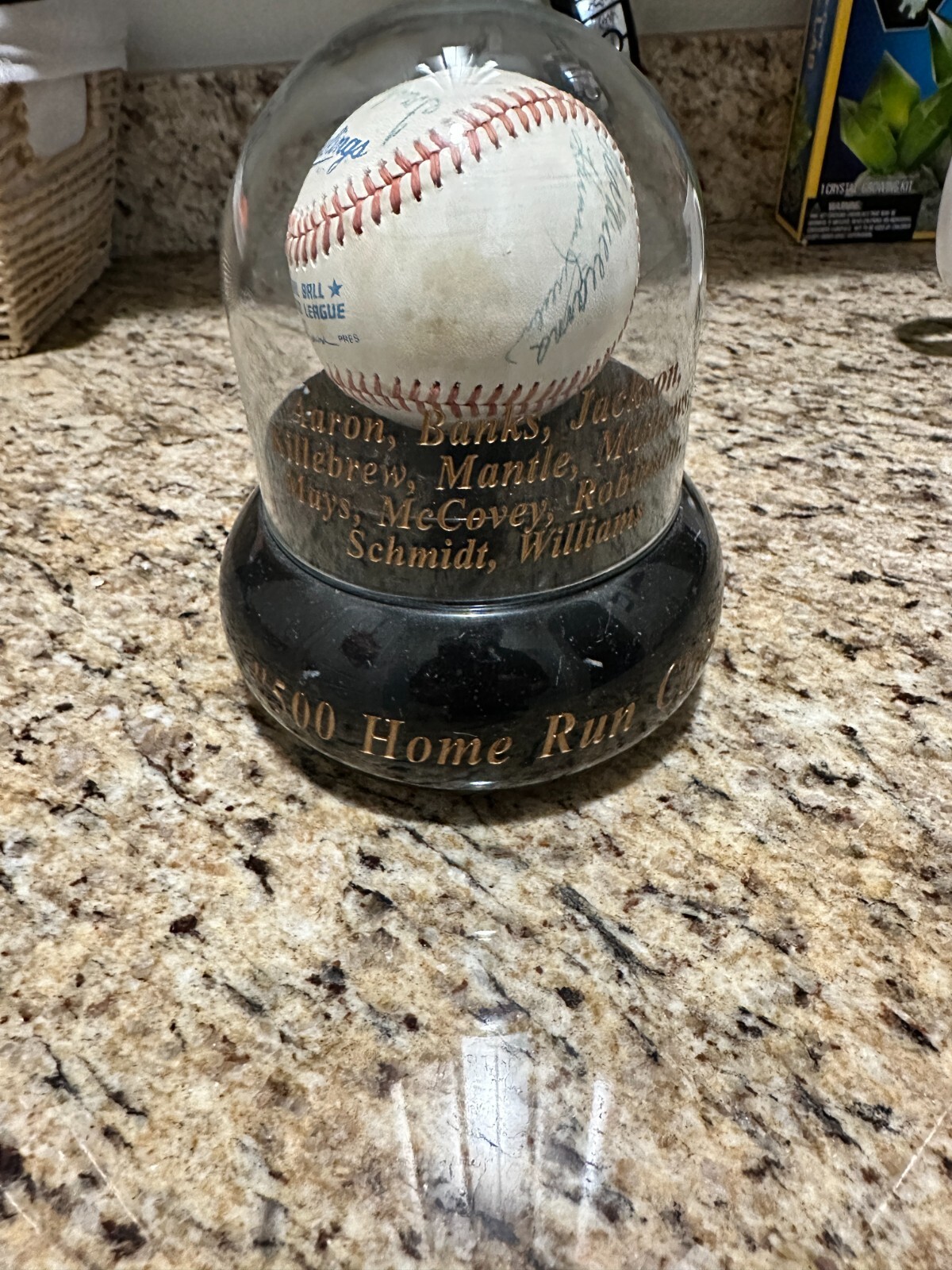 500 Home Run Club Signed Baseball. Autographs Aaron,Mantle, Williams ...