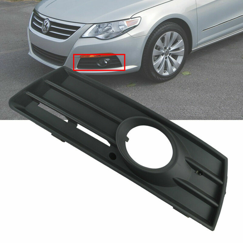 2009-2012 VW Passat CC Front Bumper Grille Cover Fog Light Hole And ...