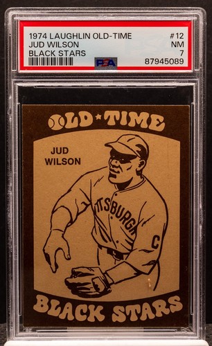 87945089 Jud Wilson 1974 Laughlin Old-Time 12 Black Stars PSA 7 | eBay
