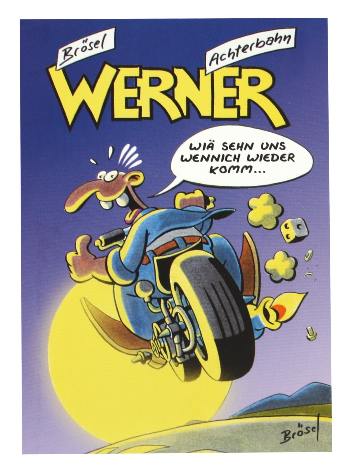 Werner Präsi Brösel ArtNr. 20013 "Postkarte - Wieder Komm", ca. 10.5x14 ...