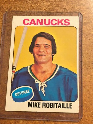 1975-76 Topps Hockey # 24 Mike Robitaille | eBay