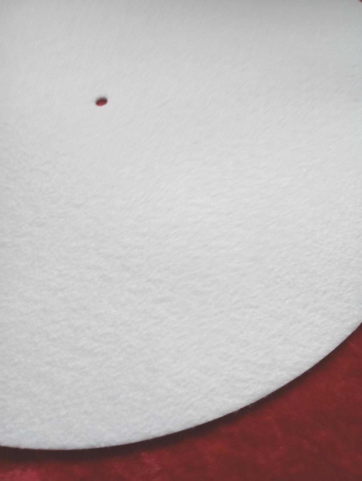 Quality Soft White Felt 298mm. Diameter Turntable Mat for Turntables ...