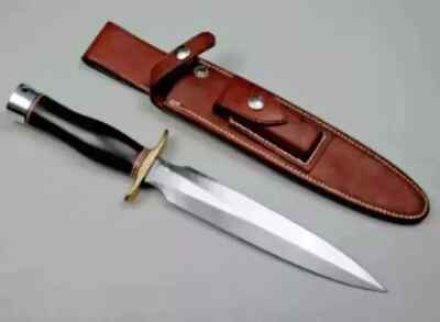 13 INCHES CUSTOM HANDMADE D2 STEEL HUNTING DAGGER BOWIE KNIFE WITH ...