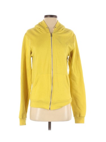 American Apparel Women Yellow Zip Up Hoodie S | eBay
