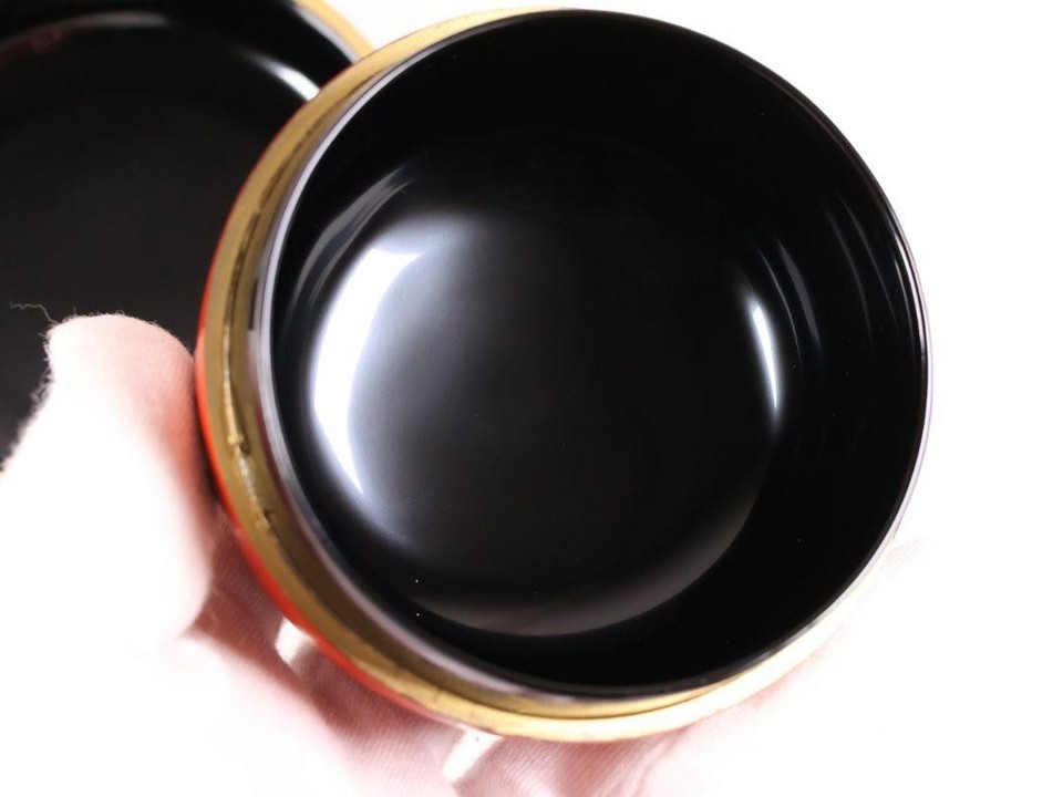 Okamoto Yosai Chado Natsume Asahi with Box Lacquer Urushi Brush Maki ...