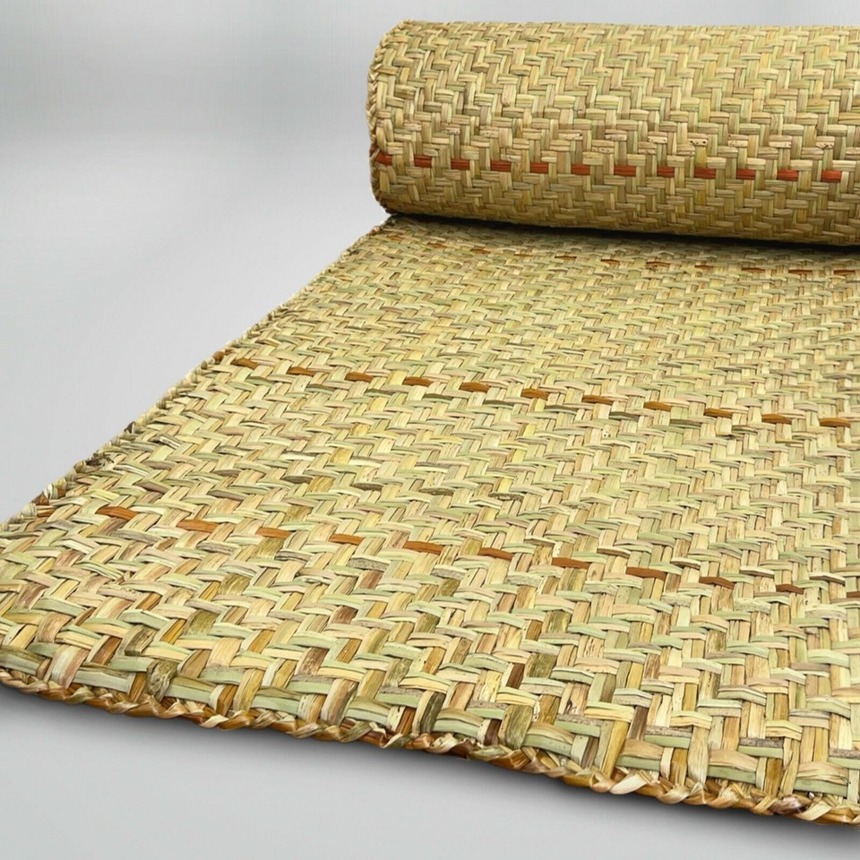 Petate Tule Rush Straw Rug Handwoven Palm Organic floor bed bedroll mat ...
