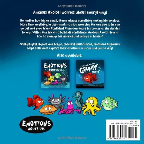 Anxious Axolotl (Emotions Aquarium) | eBay