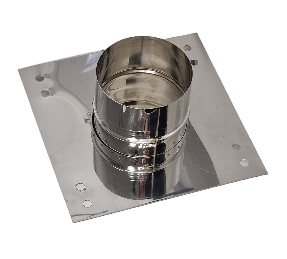 Flue Liner Central Top Plate with Collar / Flange Chimney Register ...