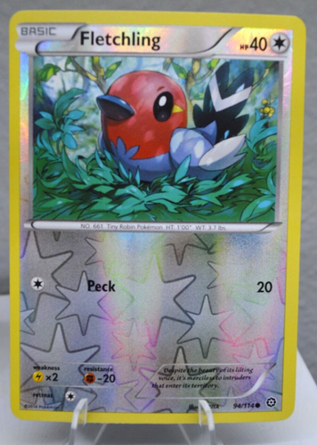 Pokemon Fletchling 94/114 Reverse Holo Steam Siege TCG card | eBay