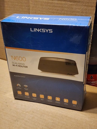 Linksys N600 Dual-Band Wi-Fi Router E2500 USB 2.0 4-Ethernet Ports ...