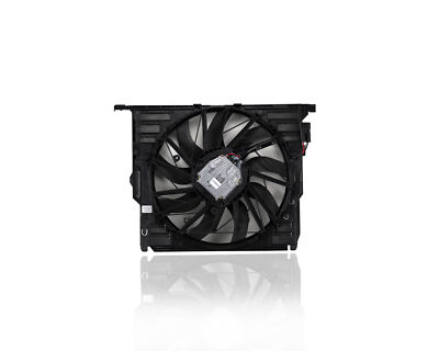 Radiator Condenser Fan Assembly For 11-16 BMW 535d/535i W/Brushless ...