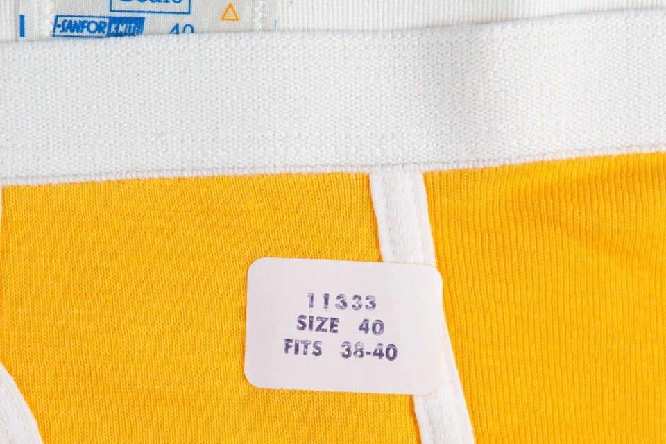 Vintage Sears Underwear - Men's XL Size 38-40" Yellow Briefs | eBay
