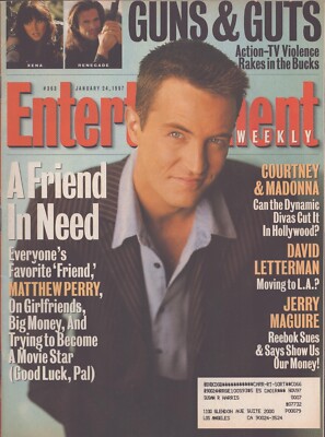Entertainment Weekly - January 24, 1997 - Matthew Perry - Action TV | eBay