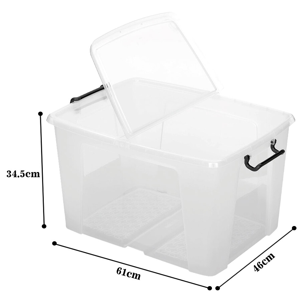 12L to 65L Storemaster Smart Storage Boxes Clear Plastic Containers ...