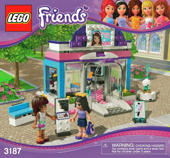 LEGO 3187 - Friends - Butterfly Beauty Shop - 2012 - NO BOX | eBay