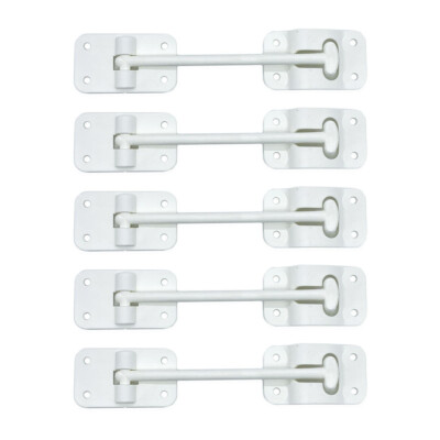 White 6" Standard T-Style Door Catch - 5 PACK - RV Camper Trailer Hatch ...