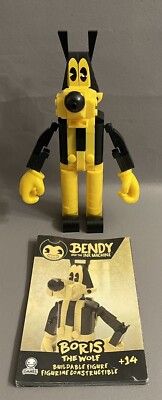 Bendy & the Ink Machine Boris The Wolf Buildable Constructible Figure ...