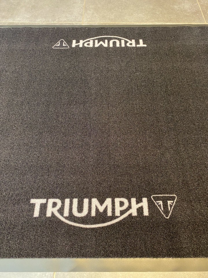 GENUINE Triumph Motorcycles Garage Floor Mat - A9930566 - Brand New ...