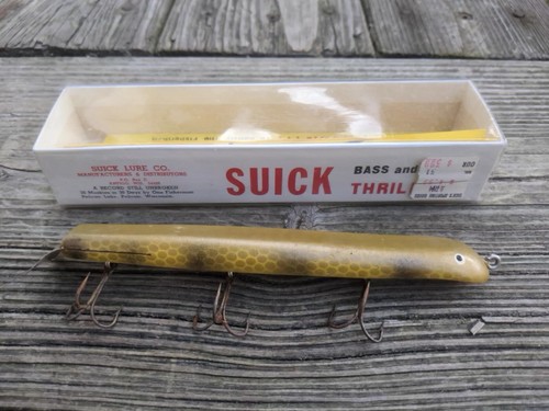 Suick sucker finish Musky Fishing Lure with box & insert | eBay
