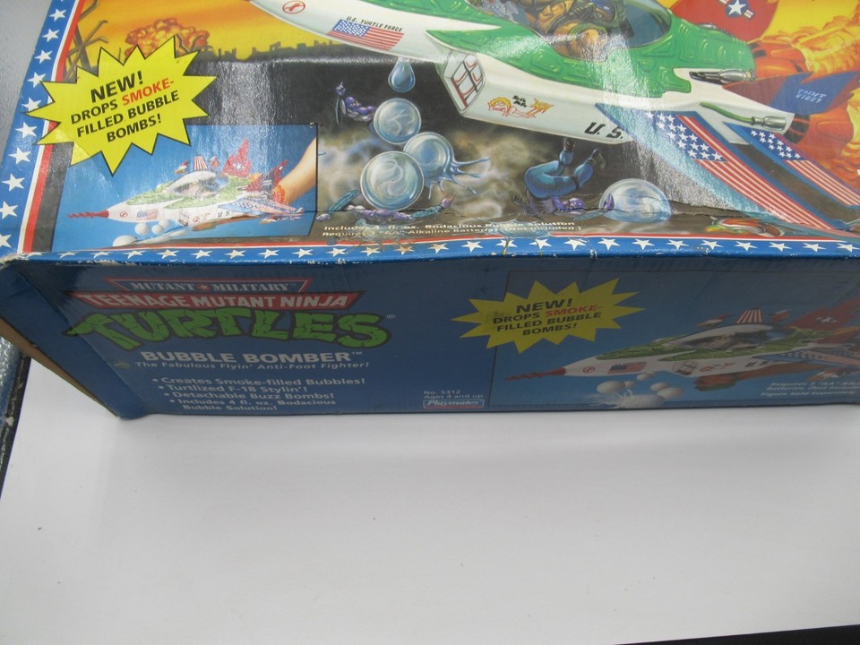 Vintage Teenage Mutant Ninja Turtles Bubble Bomber Airplane 1992 | eBay
