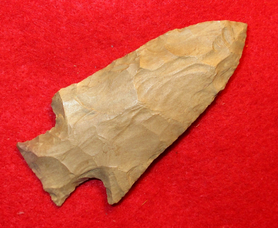 Authentic Native American artifact arrowhead Tennessee Hardin point L15 ...