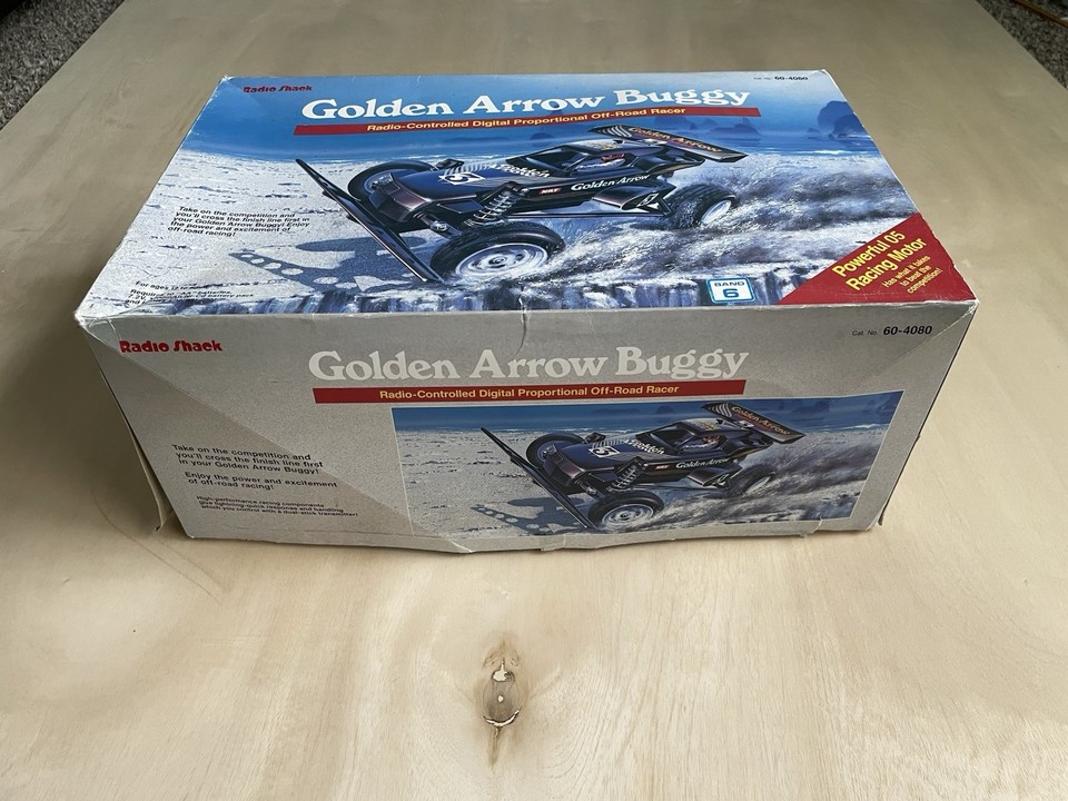 Vintage Radio Shack GOLDEN ARROW BUGGY 1988 in Original Box - Tested ...