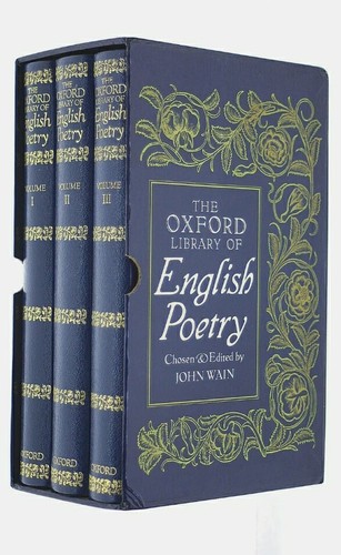 The Oxford Library Of English Poetry Box Set of 3 volume I II III | eBay UK