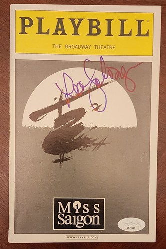 Lea Salonga Hand Signed Miss Saigon FINAL PERFORMANCE Playbill JSA Certified | eBay