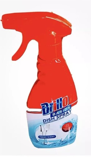 Brillo-Basics Fresh Scent 3x Action Dish/Diswashing Soap Spray. 10floz ...