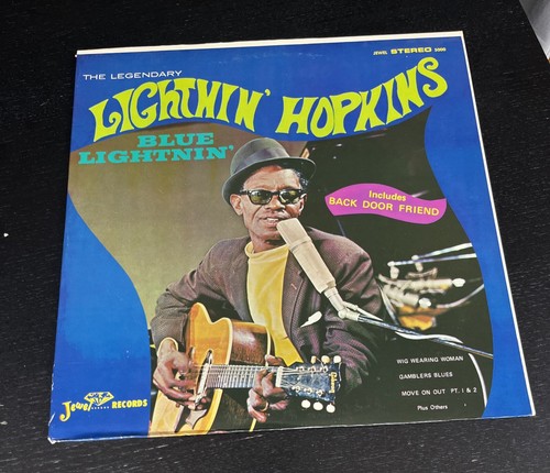 Lightnin Hopkins, Blue Lightnin, Jewel Records 5000 Reissue Texas Blues ...