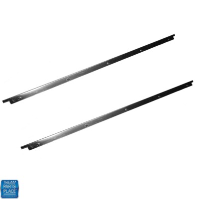 64-67 GM A Body Front Upper Door Panel Retainers Molding Moulding ...