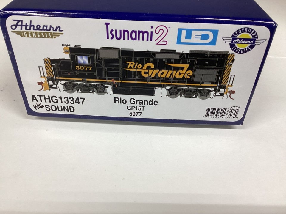 Athearn Genesis G13347 HO scale “Rio Grande” GP15T with DCC & SOUND Rd ...