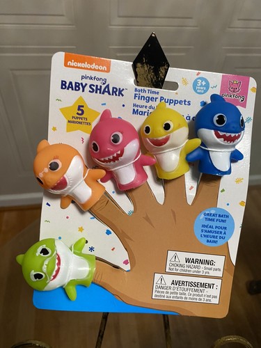 Baby Shark Finger Puppets 5 Pc Set Toys Kids New | eBay
